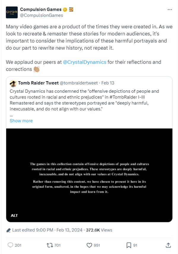 Compulsion Games Community Manager Katie Robinson Claims "I Hate Gamers ...