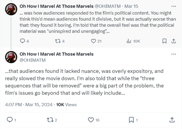 Rumor: Test Screening For 'Captain America: Brave New World' Goes Poorly