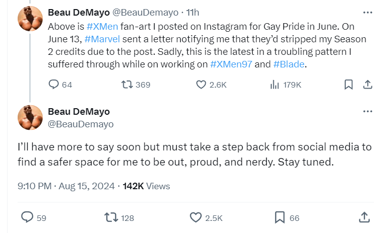 New Rumored Details Emerge Regarding Beau DeMayo's Firing From 'X-Men '97'